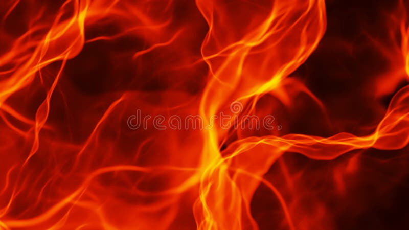 Fire Flames Texture Background, Realistic Abstract Orange Flames ...