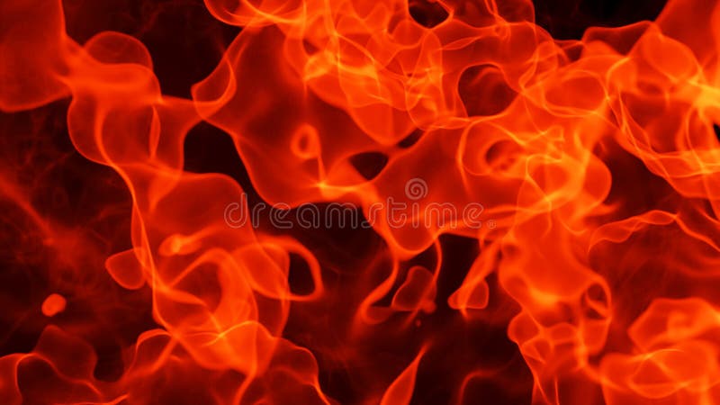 Fire Flames Texture Background, Realistic Abstract Orange Flames ...