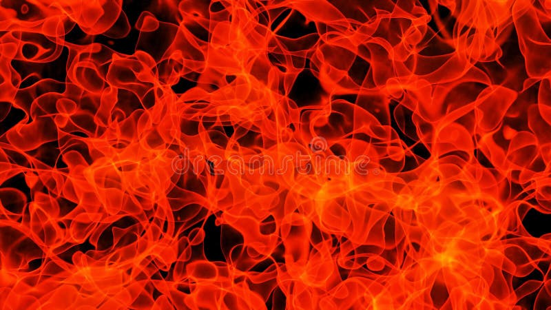 Fire Flames Texture Background, Realistic Abstract Orange Flames ...
