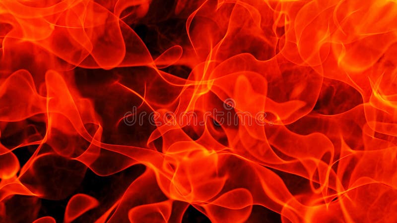 Fire Flames Texture Background, Realistic Abstract Orange Flames ...