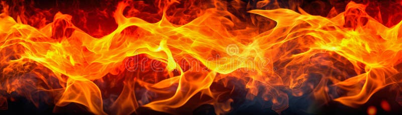 Fire Flames Texture for Banner Concepts Stock Illustration ...