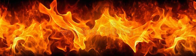 Fire Flames Texture for Banner Concepts Stock Illustration ...