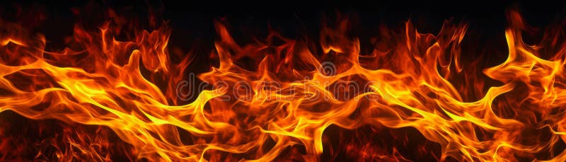 Fire Flames Texture for Banner Concepts Stock Illustration ...