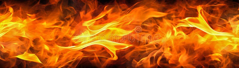Fire Flames Texture for Banner Concepts Stock Illustration ...