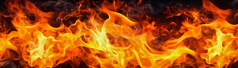 Fire Flames Texture for Banner Concepts Stock Illustration ...