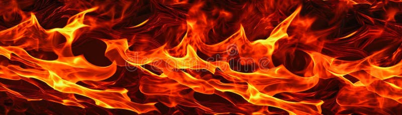 Fire Flames Texture for Banner Concepts Stock Illustration ...