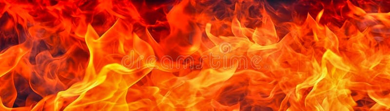 Fire Flames Texture for Banner Concepts Stock Illustration ...