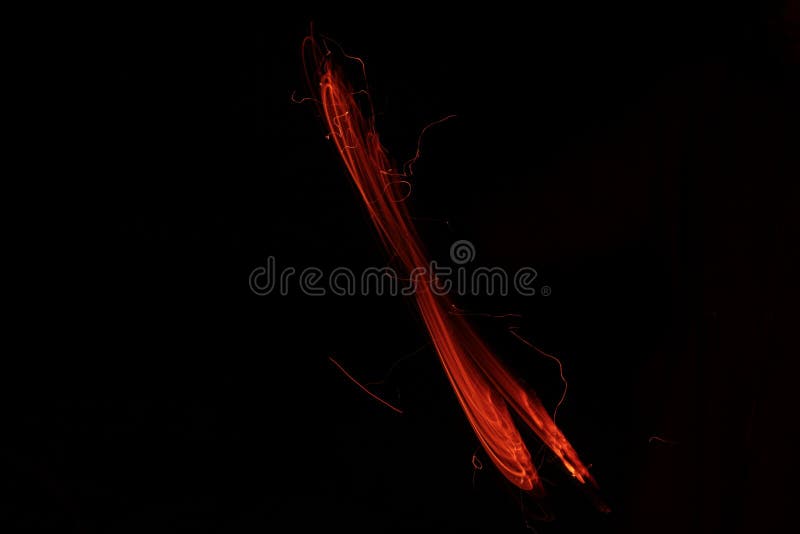 Fire Flames Track on a Black Background Stock Image - Image of abstract ...