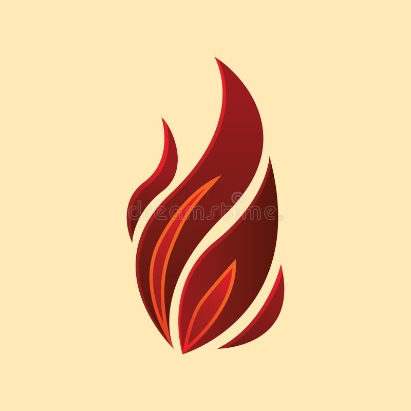 Fire Flames. Vector Illustration Decorative Design Stock Vector ...