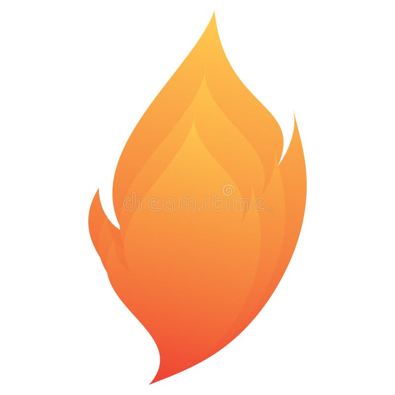 Fire Flames. Vector Illustration Decorative Design Stock Vector ...