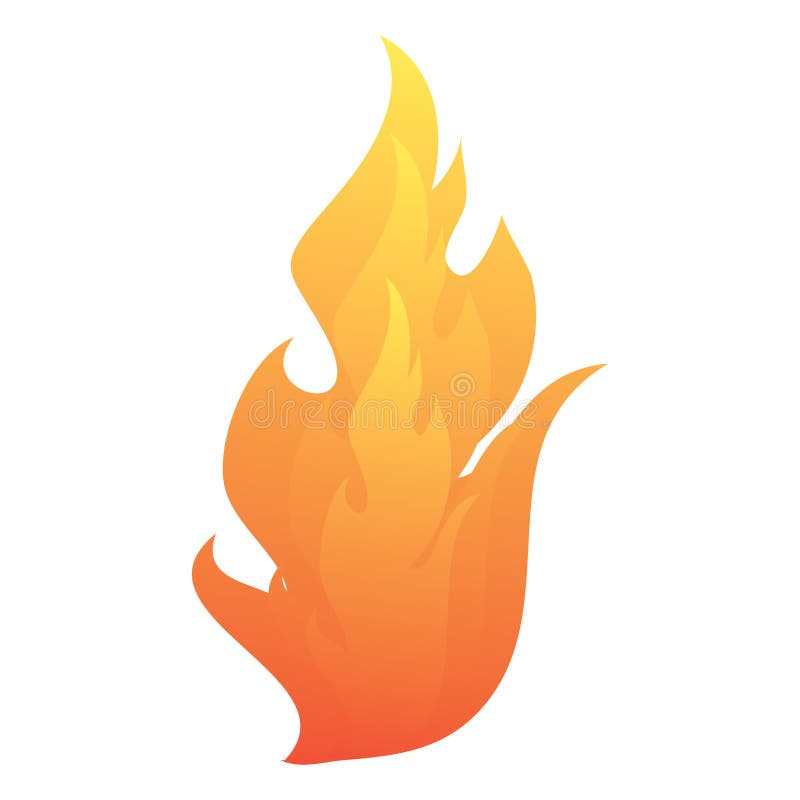Fire Flames. Vector Illustration Decorative Design Stock Vector ...