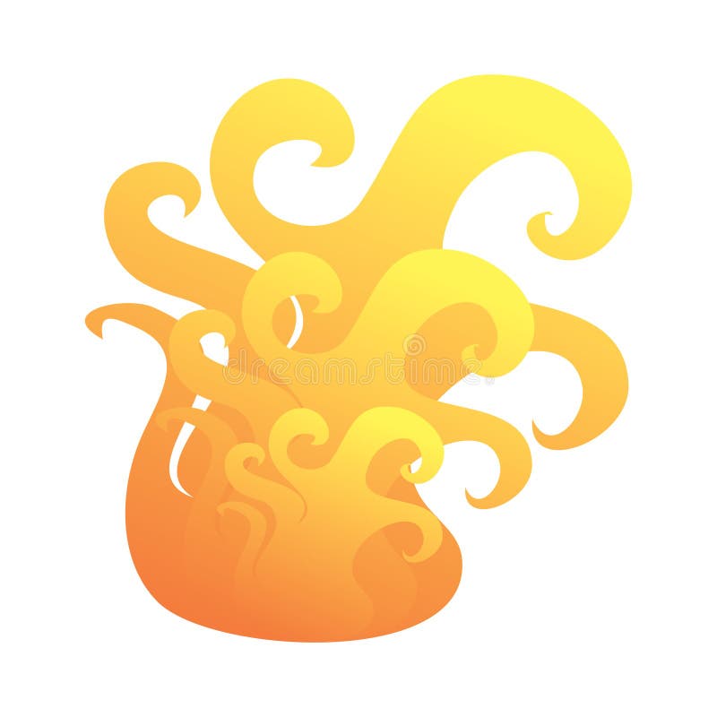 Fire Flames. Vector Illustration Decorative Design Stock Vector ...