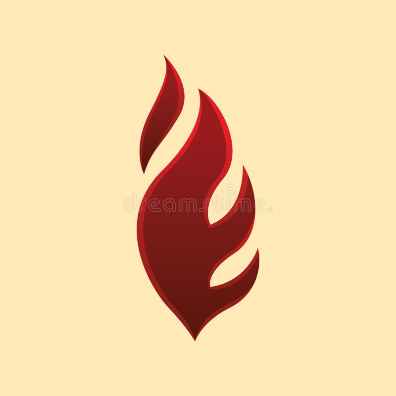 Fire Flames. Vector Illustration Decorative Design Stock Vector ...