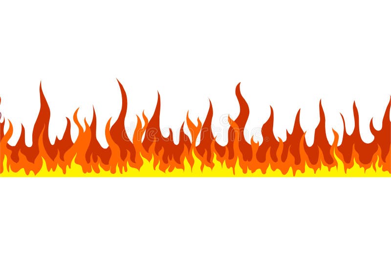 Fire Flames Web Header / Banner. Stock Vector - Illustration of banner ...