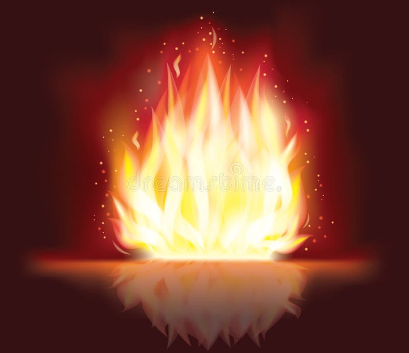Fire flaming design stock vector. Illustration of explosion - 24177271