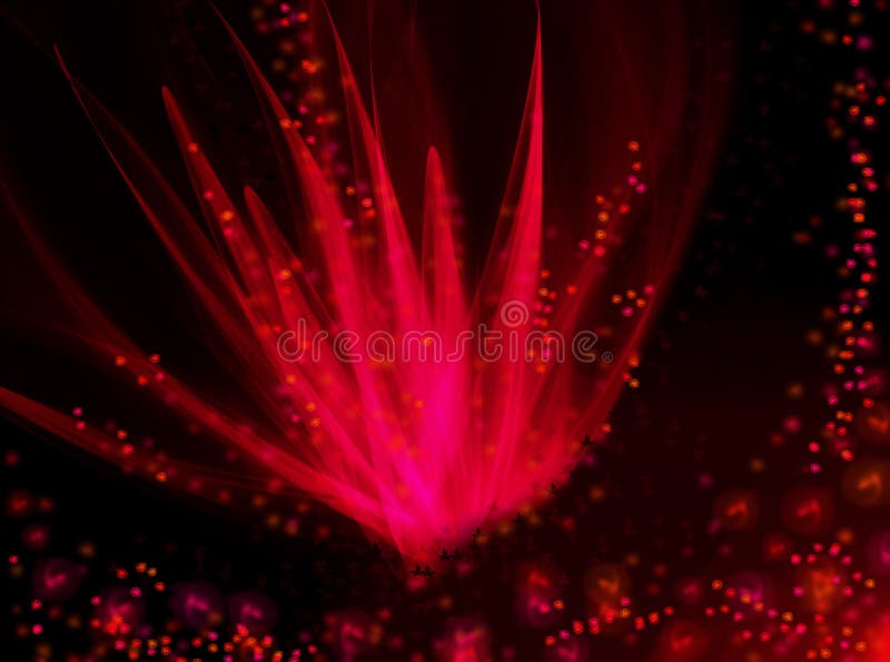 Fire Flies Texture Background Blur Effects Stock Illustration ...