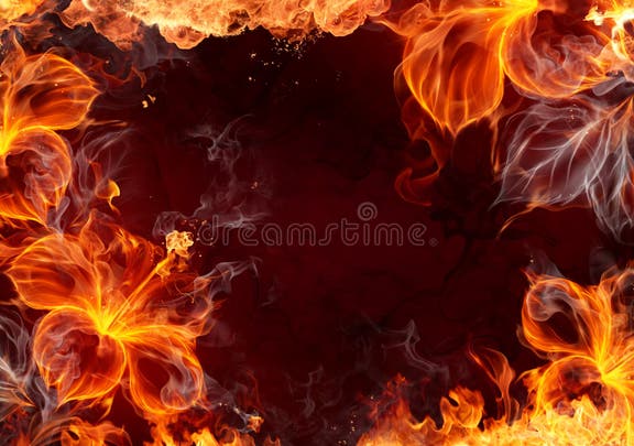 Fire Flowers Background Red Stock Illustrations – 2,027 Fire Flowers ...