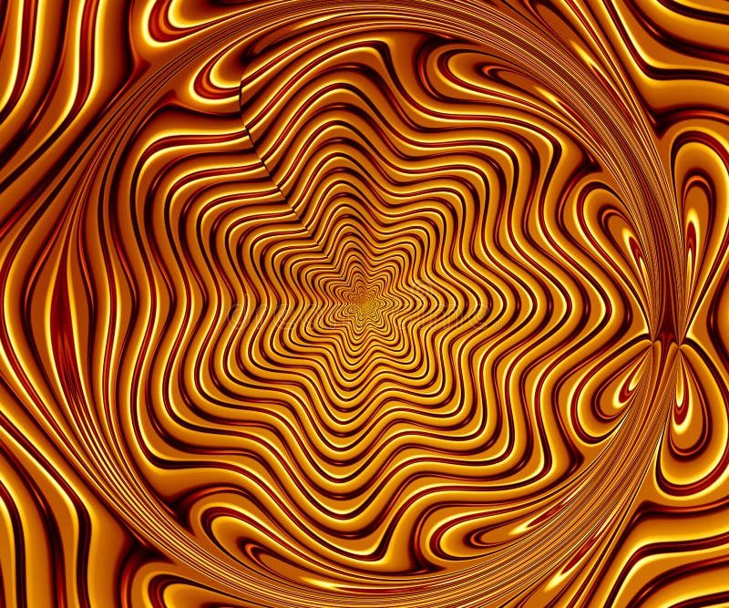 Fire Flower Fractal Pattern - Illustation 3d Rendering - Illustation 3d ...