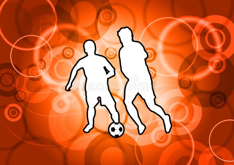 Fire football stock vector. Illustration of competition - 19663523