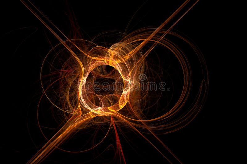 Fire Fractal stock illustration. Illustration of cross - 12924167