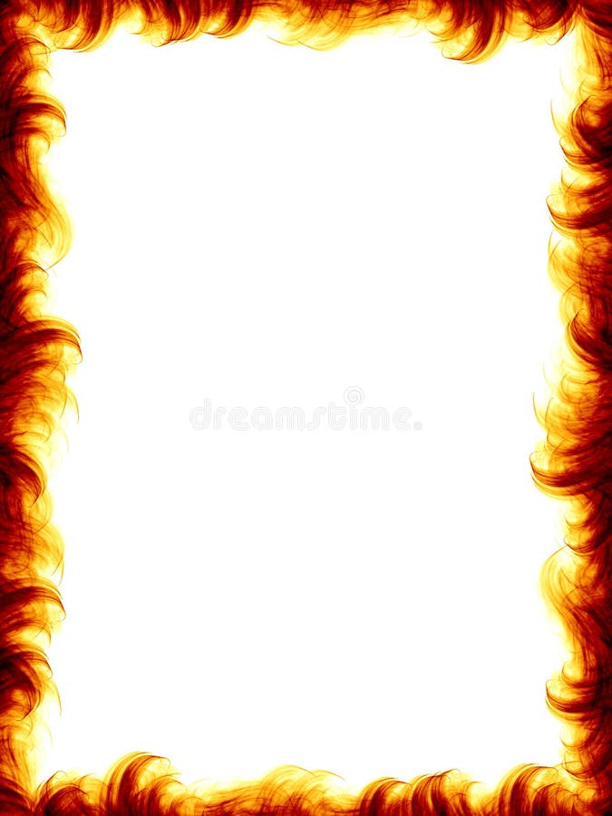 Burning fire frame stock photo. Image of wallpaper, fire - 9014544