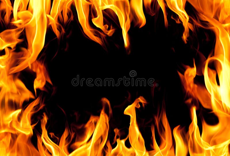 Fire frame stock photo. Image of abstract, glowing, bonfire - 7219240