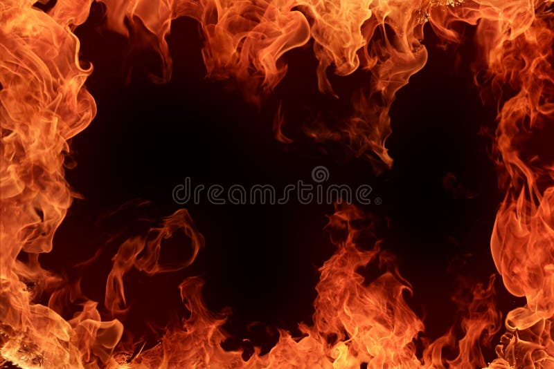 Fire frame stock photo. Image of burning, igniting, backgrounds - 7224506