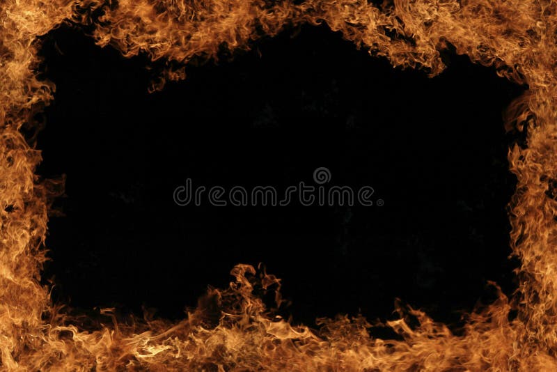 Fire frame stock photo. Image of fire, creating, detailed - 64271870