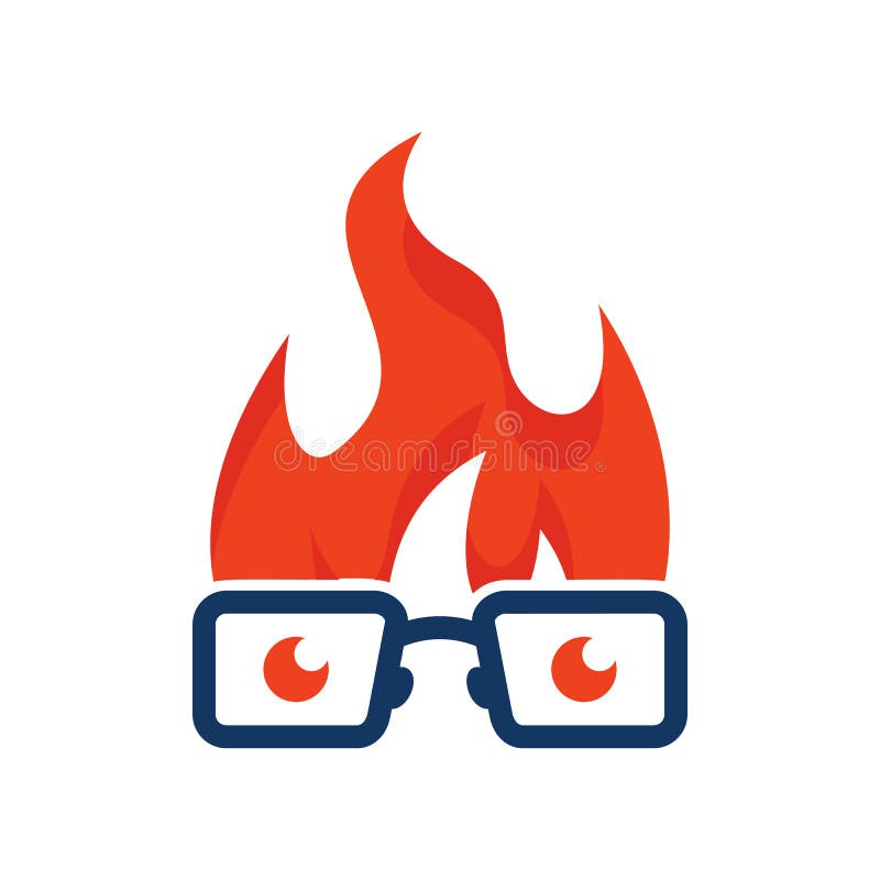 Fire People Icon Logo Design Element Stock Vector - Illustration of ...