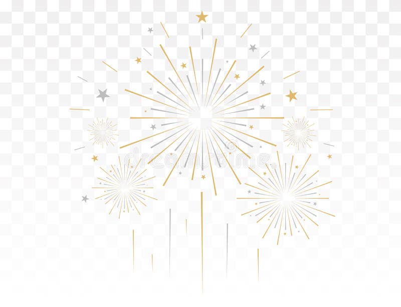 Vector Gold Silver Fireworks Stock Illustrations – 1,211 Vector Gold ...