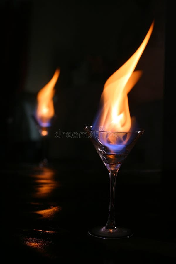 Fire glass reflection stock image. Image of explode, detail - 4907615