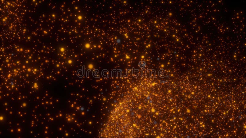 Fire glittering particles stock illustration. Illustration of abstract ...