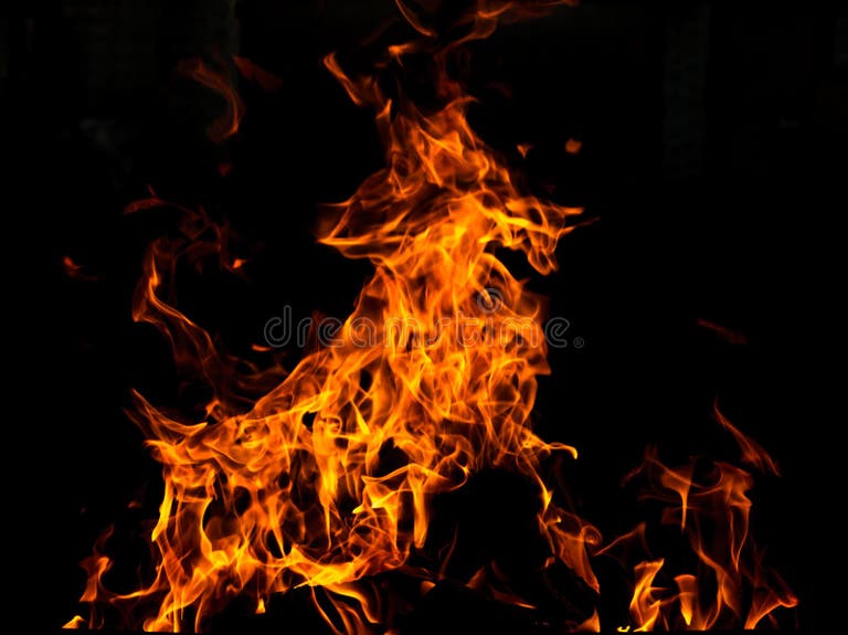 Fire goat stock image. Image of effect, evil, flames - 28552035