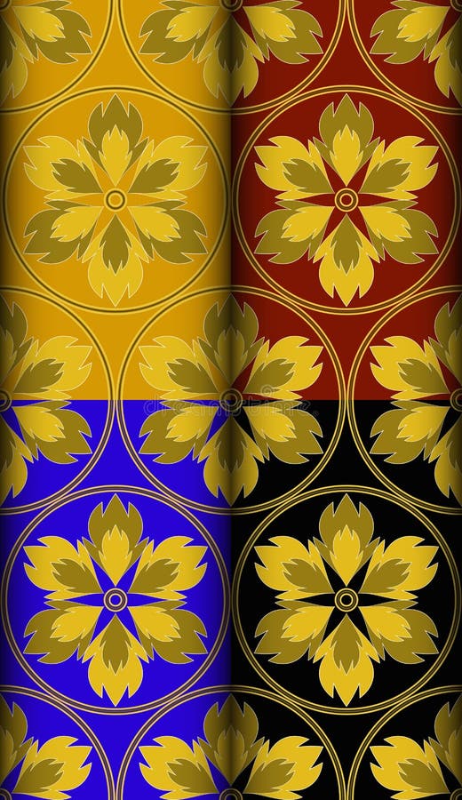 Fire gold pattern stock vector. Illustration of gold - 39478276