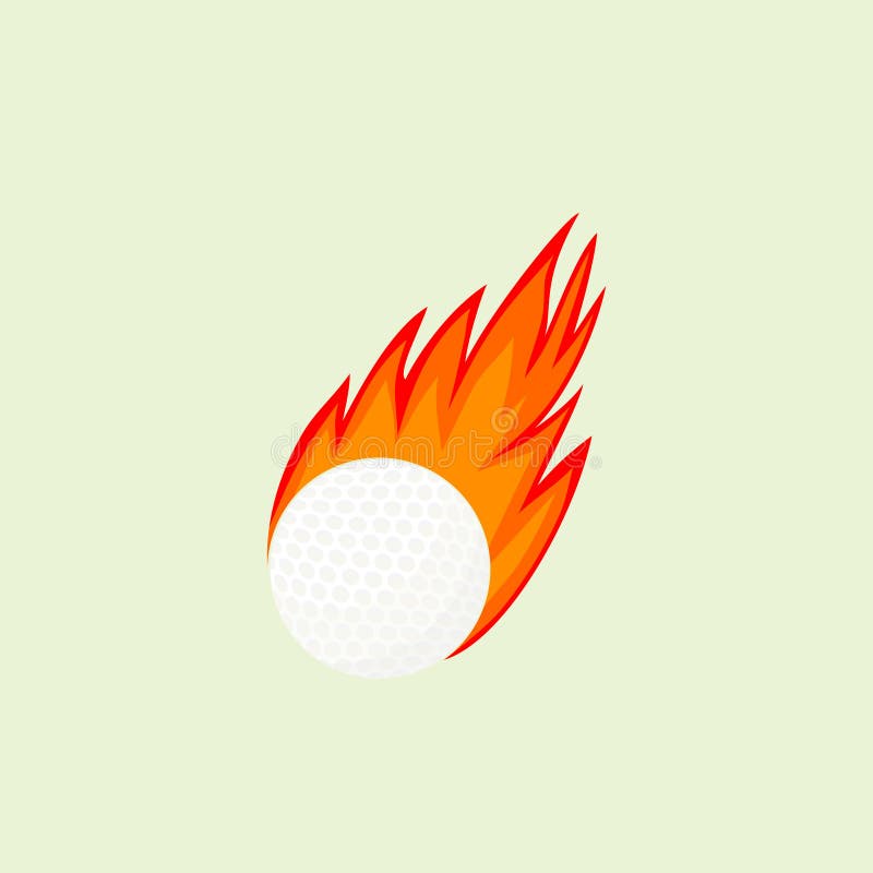 Fire Golf Ball Stock Illustrations – 595 Fire Golf Ball Stock ...