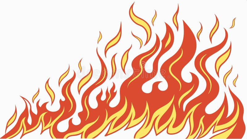 Fire Graphic Design, Flame Element for Warning and Safety Themed ...