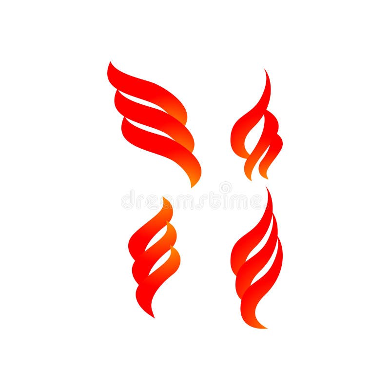 Fire Graphic Design Template Vector Isolated Illustration Stock Vector ...