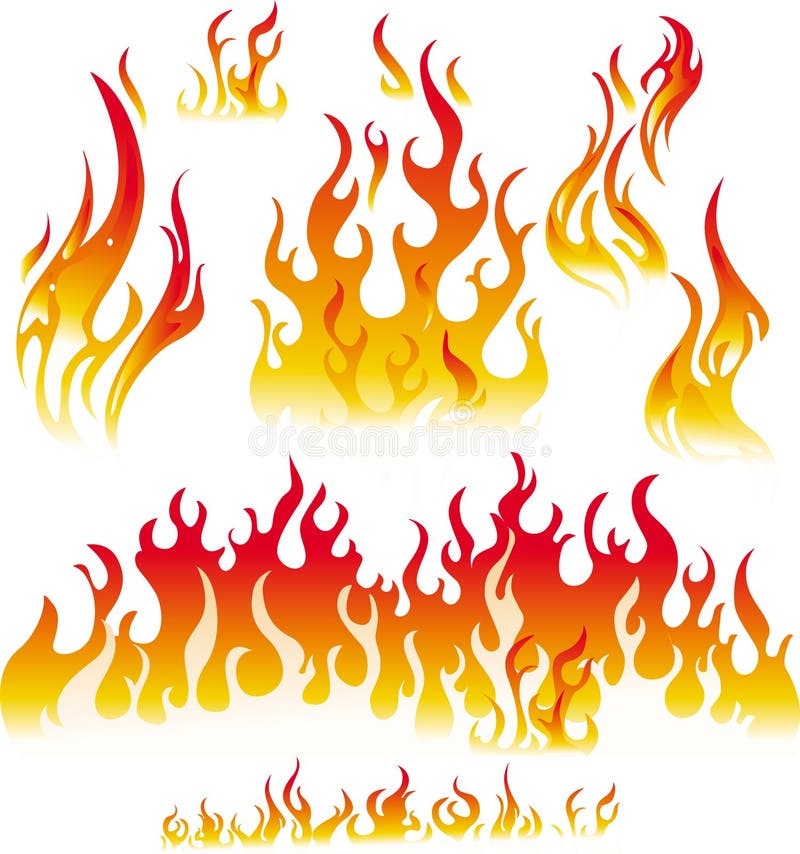 Fire Wave stock illustration. Illustration of flame, abstract - 284533