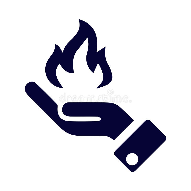 Hand Touching Flame Stock Illustrations – 22 Hand Touching Flame Stock ...