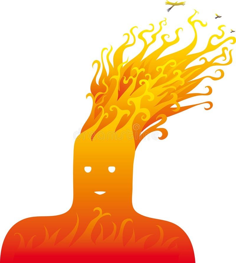 Head On Fire Clipart Free