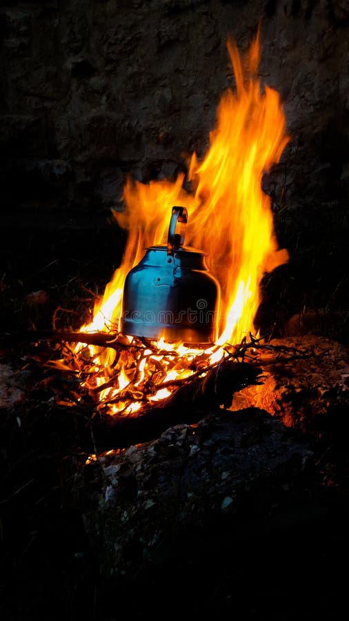 Fire, Heat, Flame, Campfire Stock Image - Image of smoke, bonfire ...