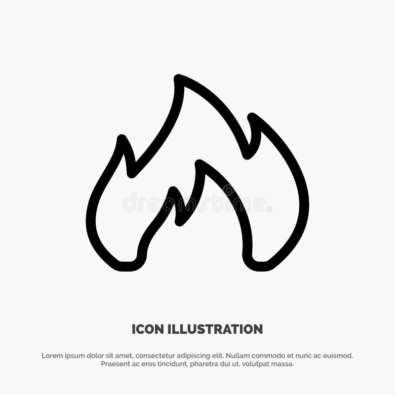 No Spark Line Icon, Safety Engineering Concept, No Fireworks Sign on ...