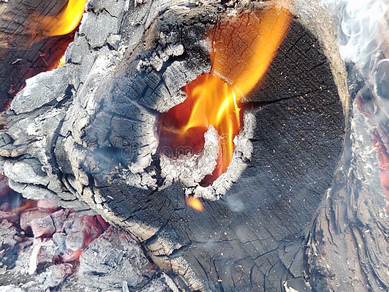 Fire in the hole stock image. Image of space, wood, flame - 169321543