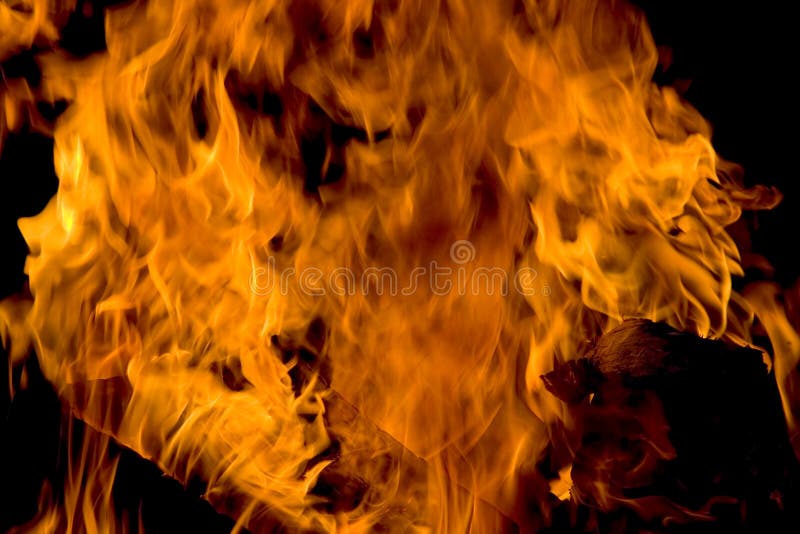 Closeup of a fire stock image. Image of blaze, burn, heat - 105353