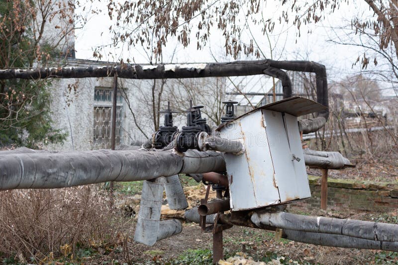 Fire Hose Cabinet. Cabinet with a Fire Hydrant Connected To a Water ...