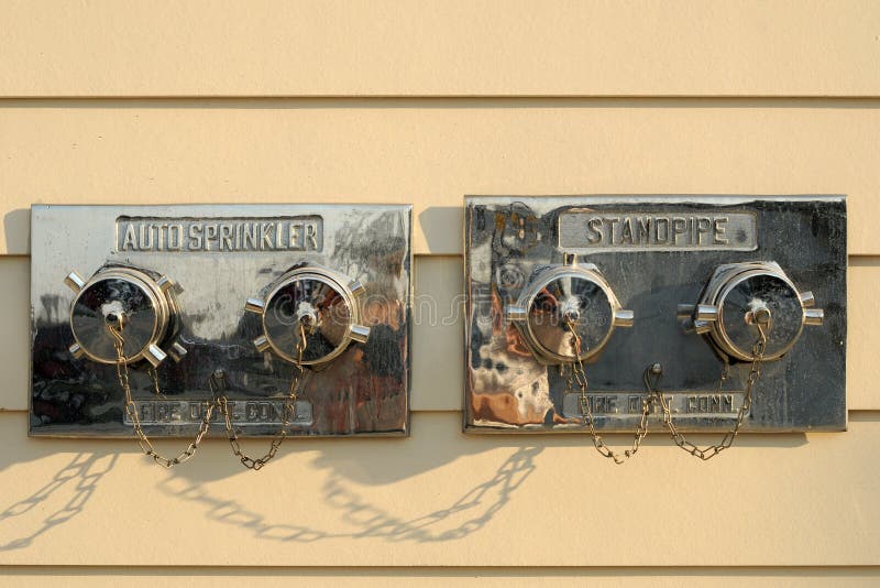 Fire Hose Connection stock image. Image of shiny, fire - 4936569