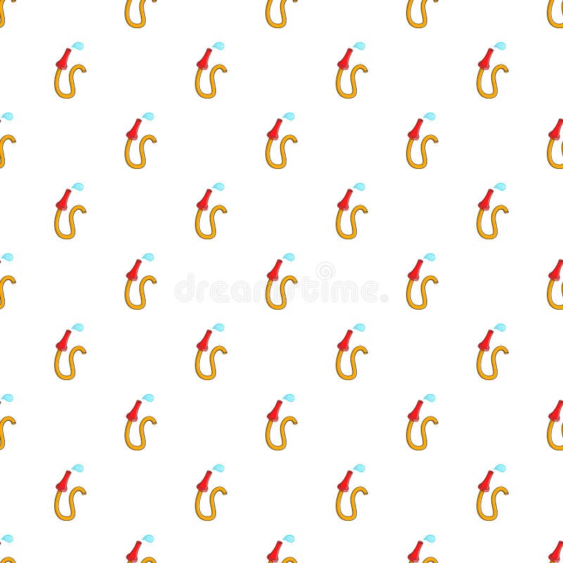 Fire Hose Pattern, Cartoon Style Stock Vector - Illustration of ...