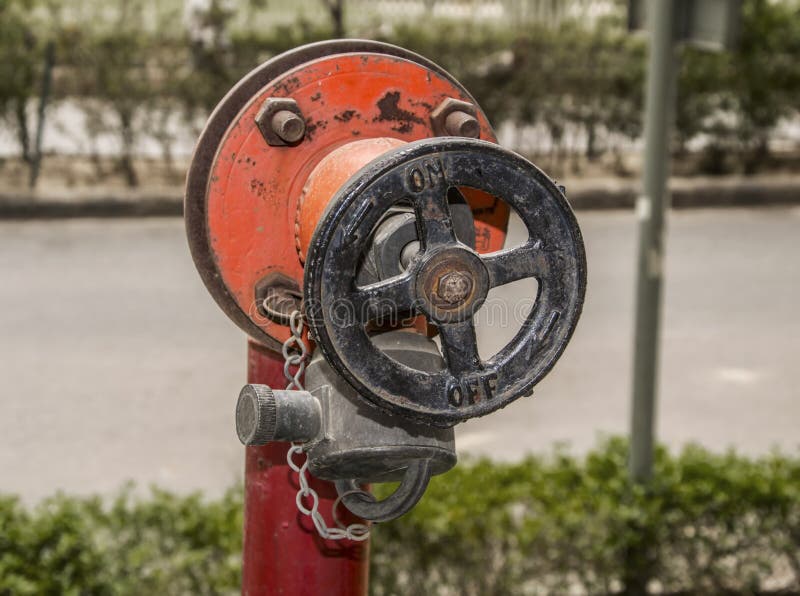 Fire Extinguisher And Fire Hose Reel In 4- Wheel Stainless Stee Stock ...