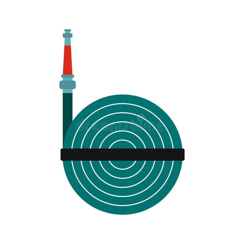 Fire Hose Winder Roll Reels Icon Stock Vector - Illustration of protect ...