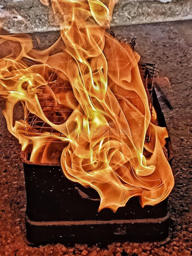 Fire hot bbq cool cook stock image. Image of cool, cook - 182260573